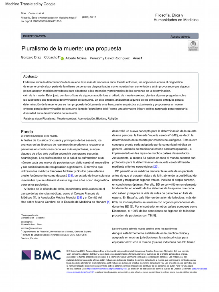 Determinacion de La Muerte | PDF | Muerte | Ontología