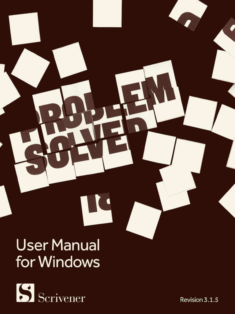 Scrivener Manual Win | PDF | Keyboard Shortcut | Window (Computing)