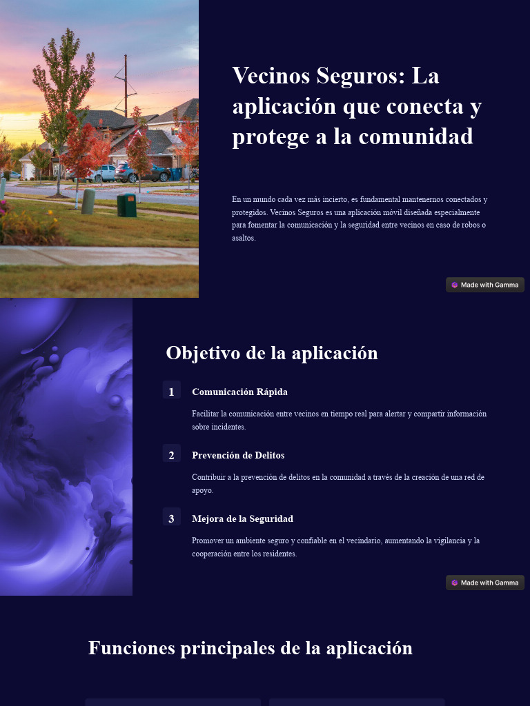 Vecinos Seguros La Aplicacion Que Conecta y Protege A La Comunidad | PDF | Software de la ...