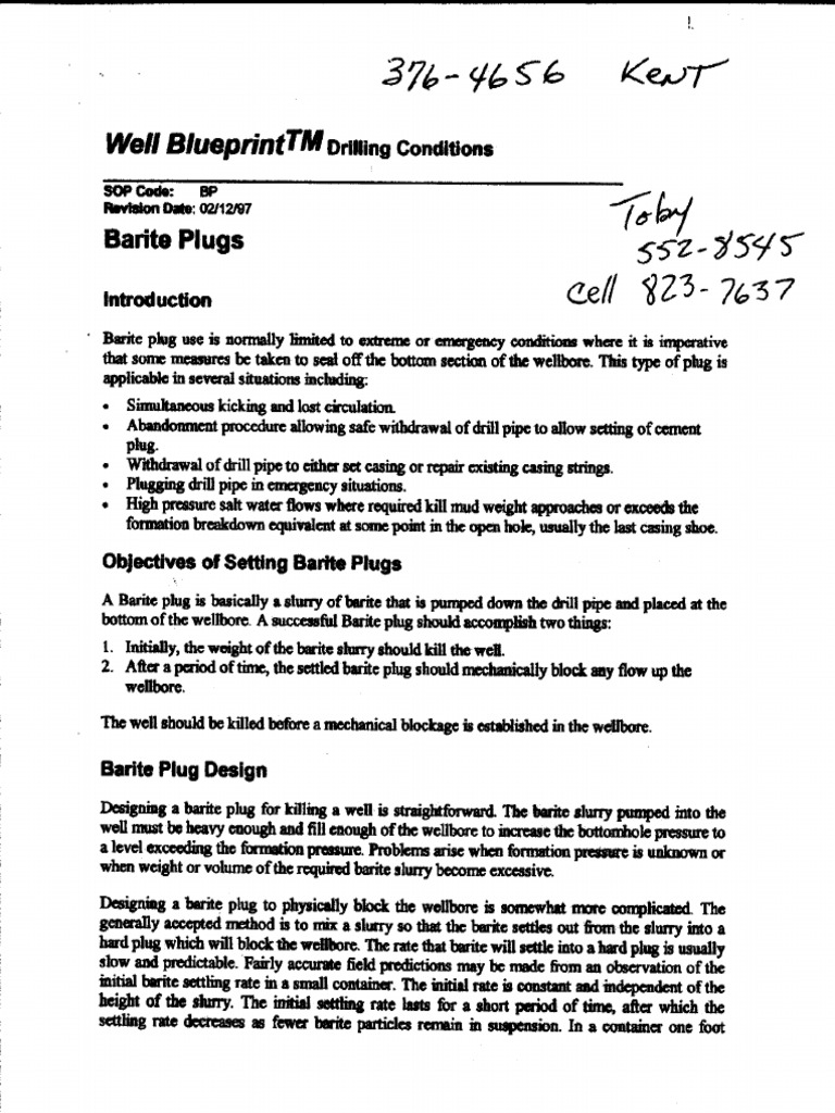 Well Blueprint 27-July 2004 | PDF