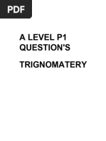 Madasmaths Trigonometry Exam Questions | PDF | Trigonometry ...