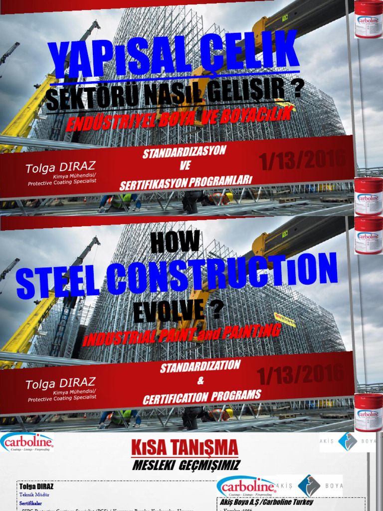 Yapisal Celik Sektoru Nasil Gelisir Endustriyel Boya Ve Boyacilik Tolga ...