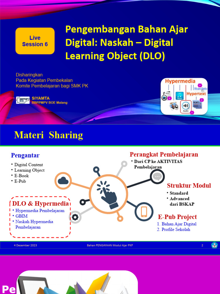 H6-2 Pengembangan Modul Ajar Digital - BSKAP - Naskah - Contoh Nyata | PDF