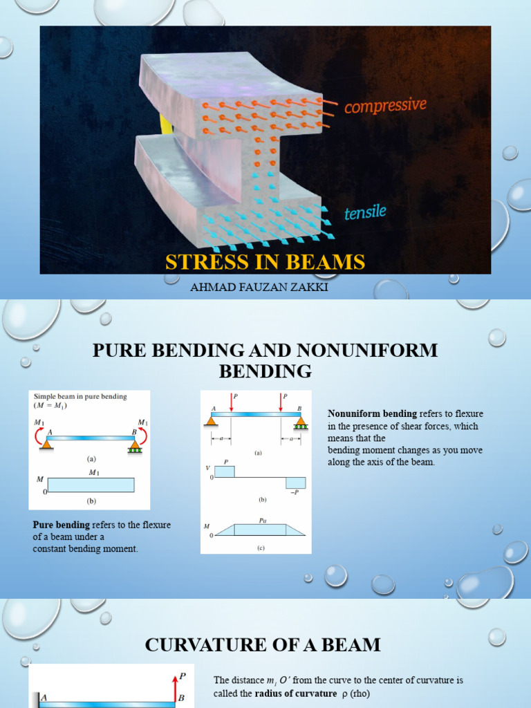 Stress in Beams | PDF | Bending | Beam (Structure)