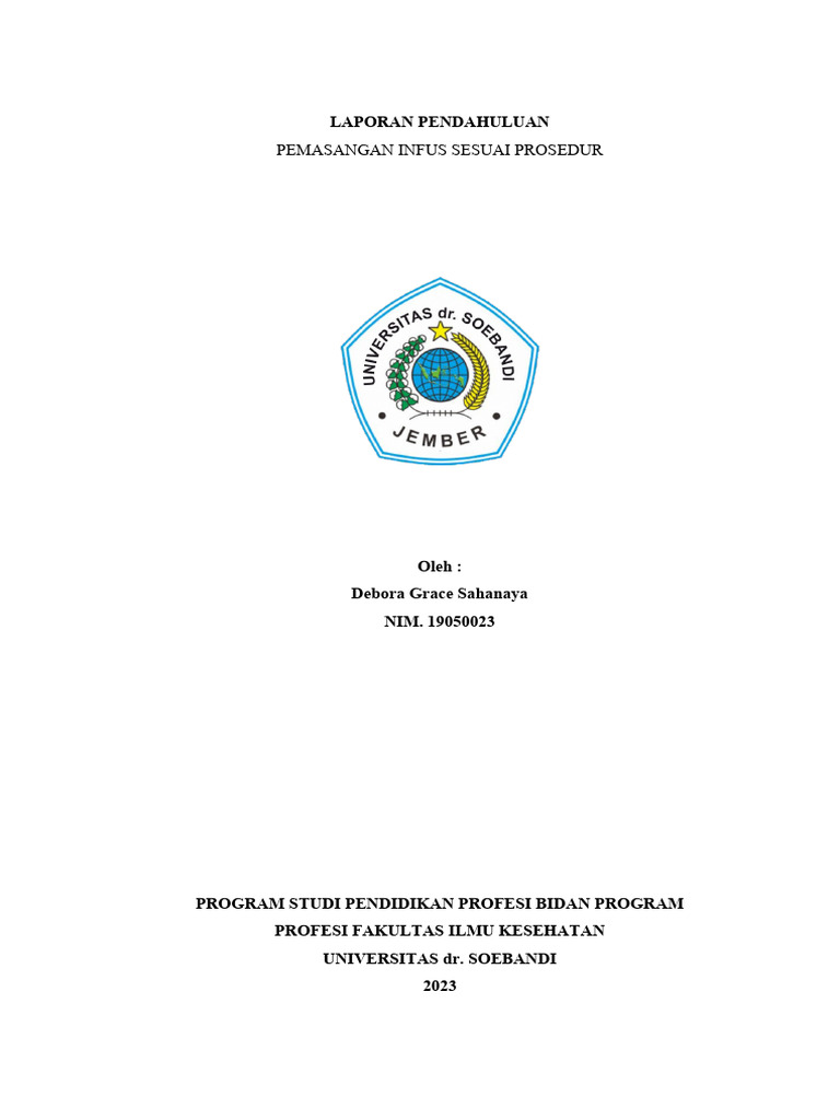 Pemasangan Infus Sesuai Prosedur | PDF