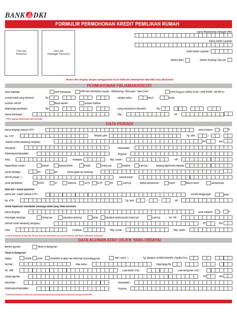 Form KPR Dki 2023 | PDF