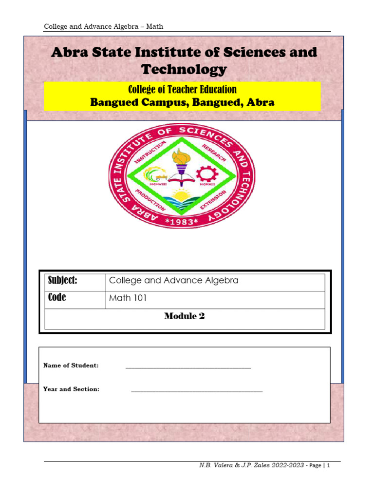 Unit 3: Relations and Functions Overview | PDF | Function (Mathematics ...