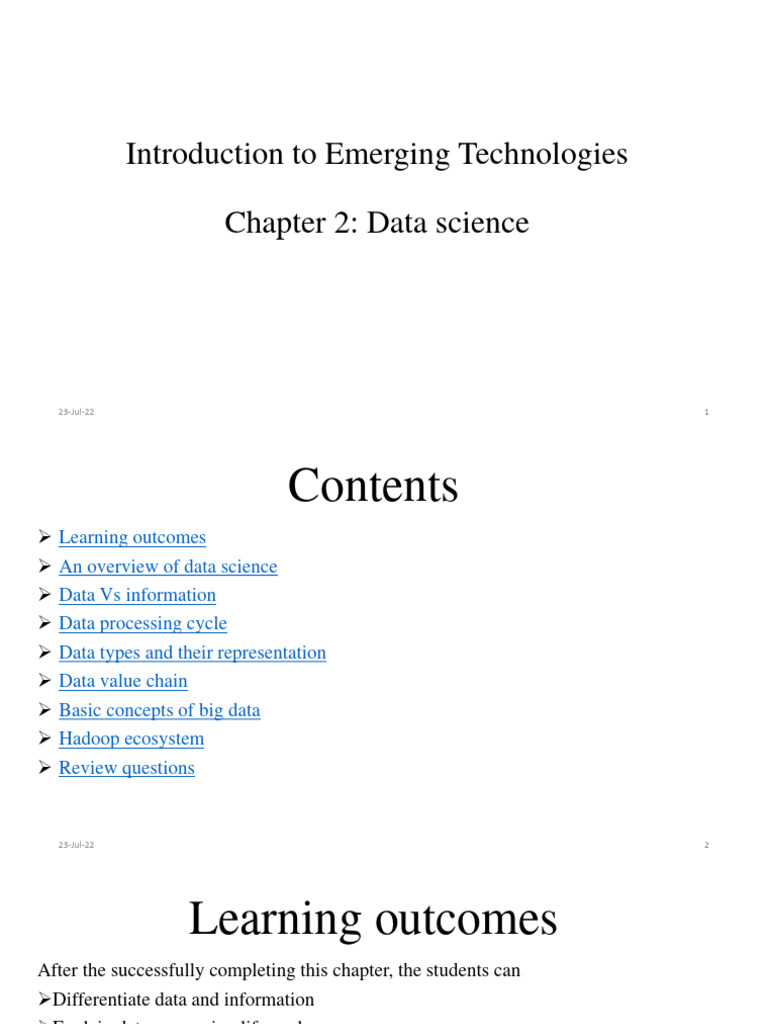 Chapter 2 DS New | Download Free PDF | Apache Hadoop | Data