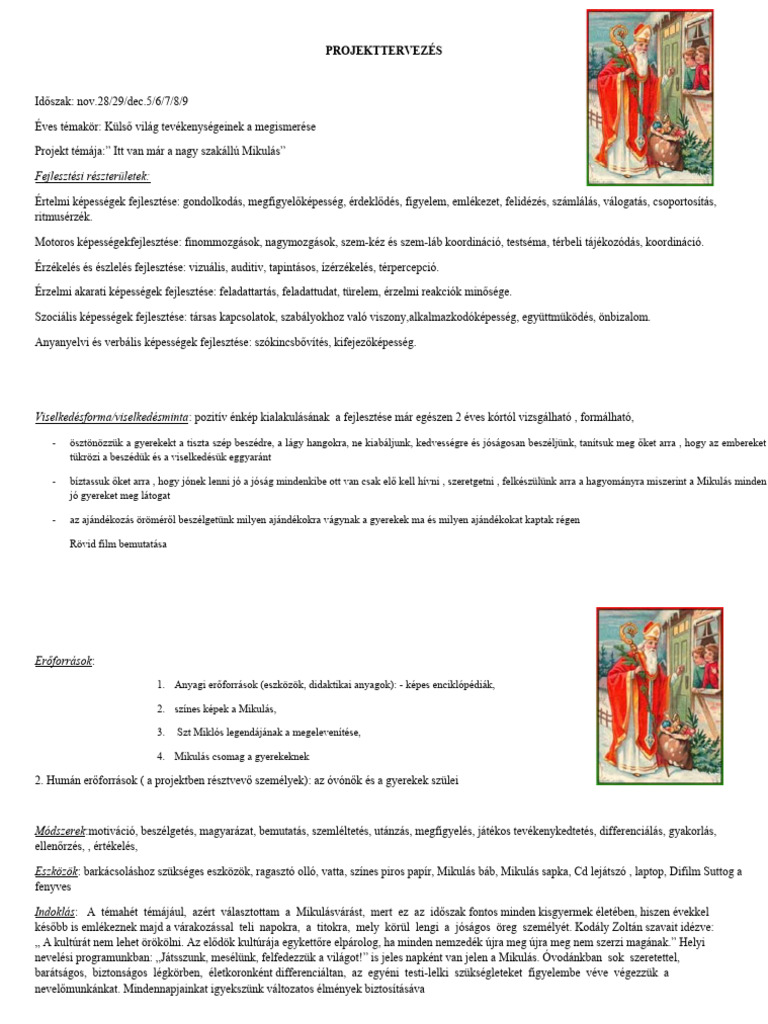 Mikulas Projekt | PDF