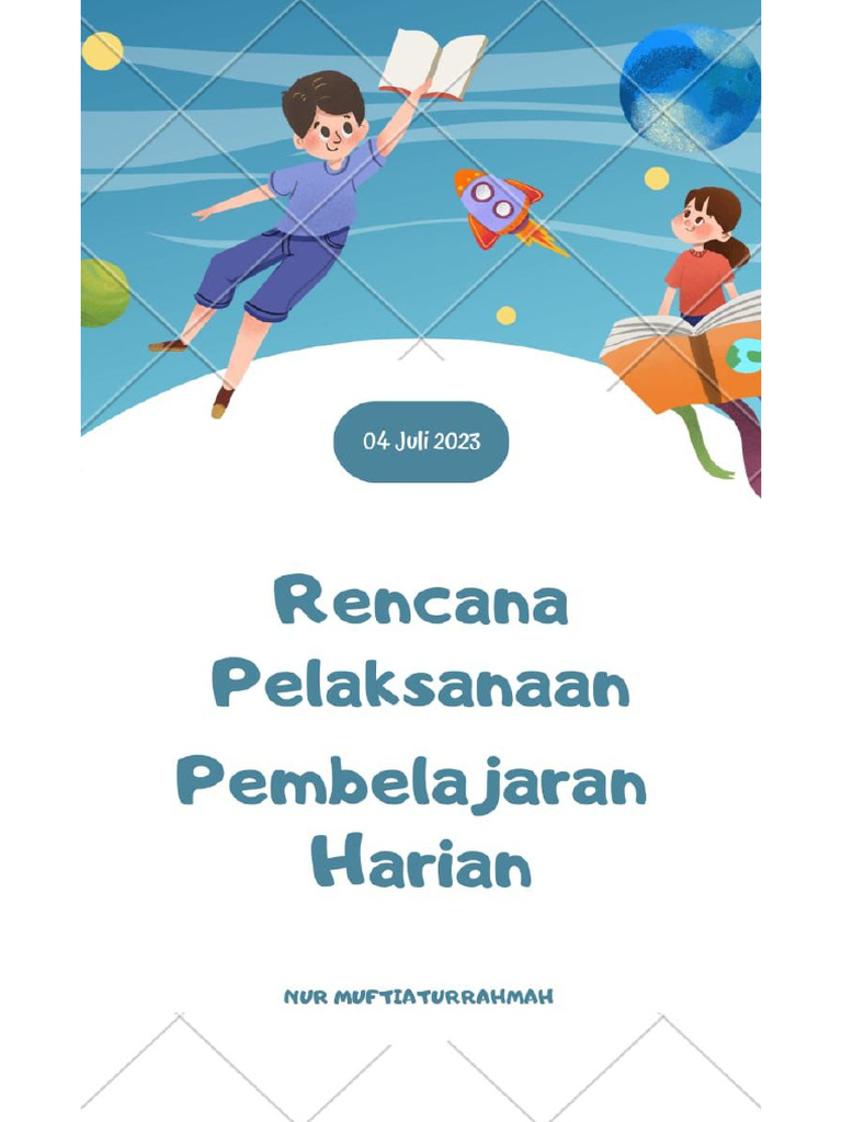 Contoh RPPH PAUD | PDF