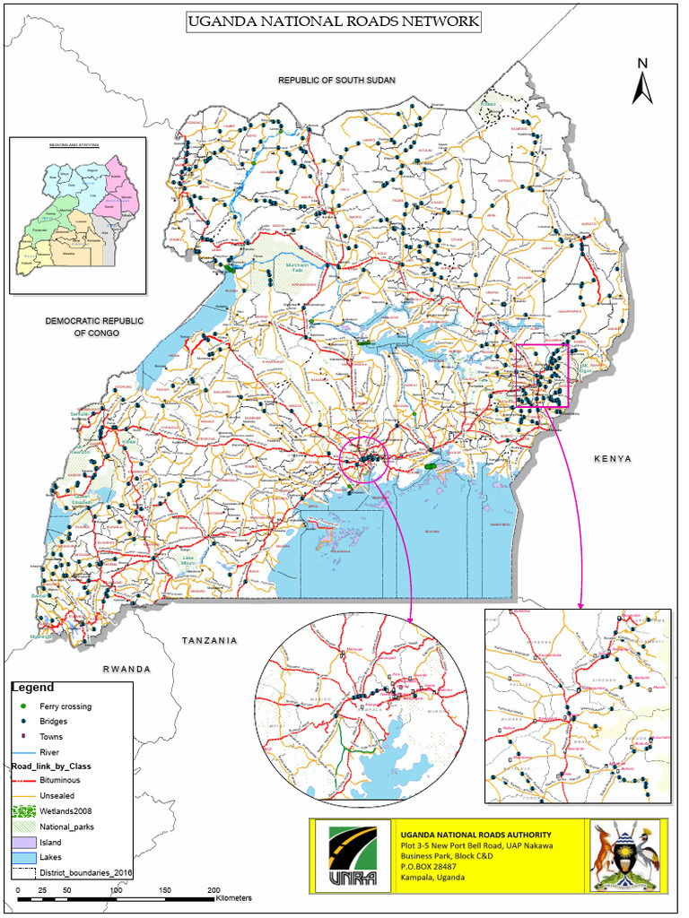 Uganda National Road Network | PDF
