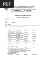 Soal PTS SBDP Kelas 3 Semester 1 | PDF