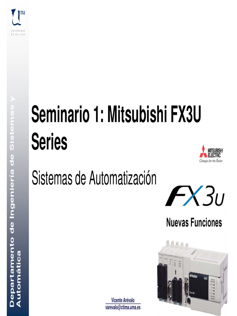 ComandosMitsubishi FX3U Series | PDF | Informática | Ingeniería Informática