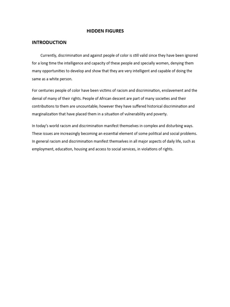 Hidden Figures | PDF | Katherine Johnson | Nasa