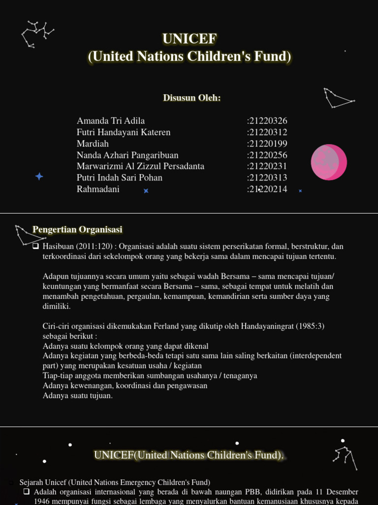 Presentation UNICEF | PDF