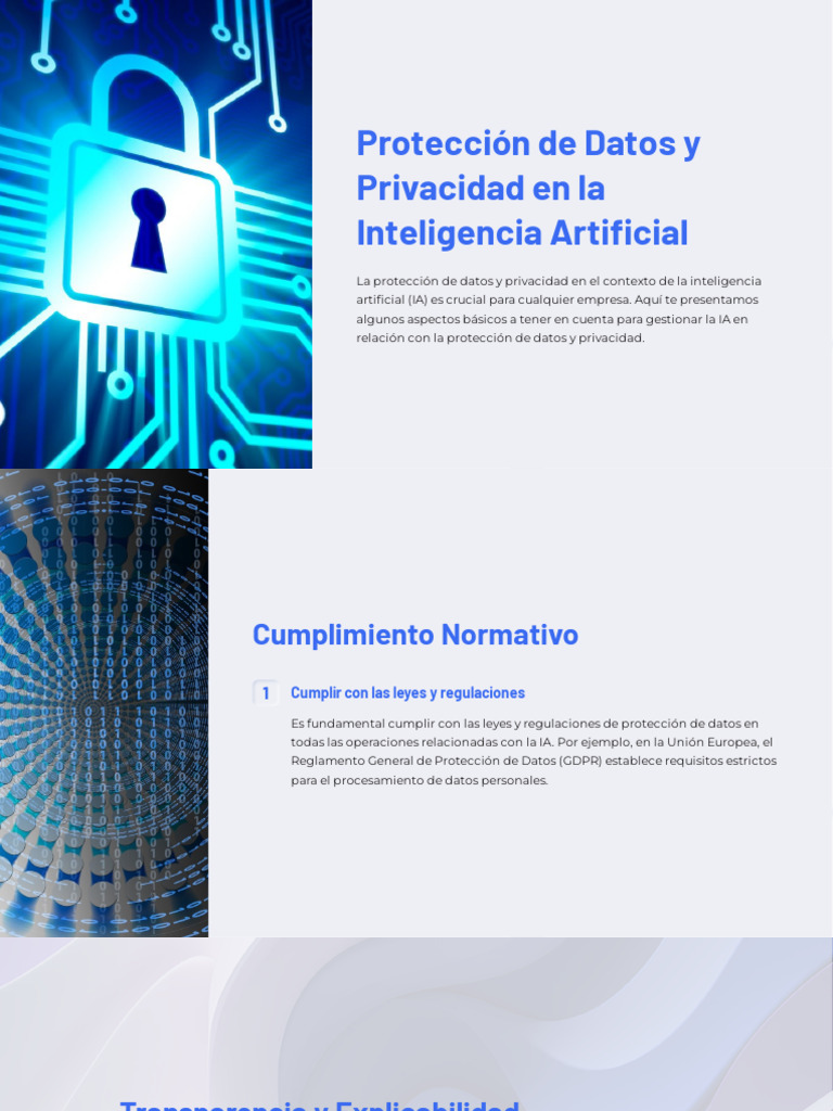 Proteccion de Datos y Privacidad en La Inteligencia Artificial | PDF ...