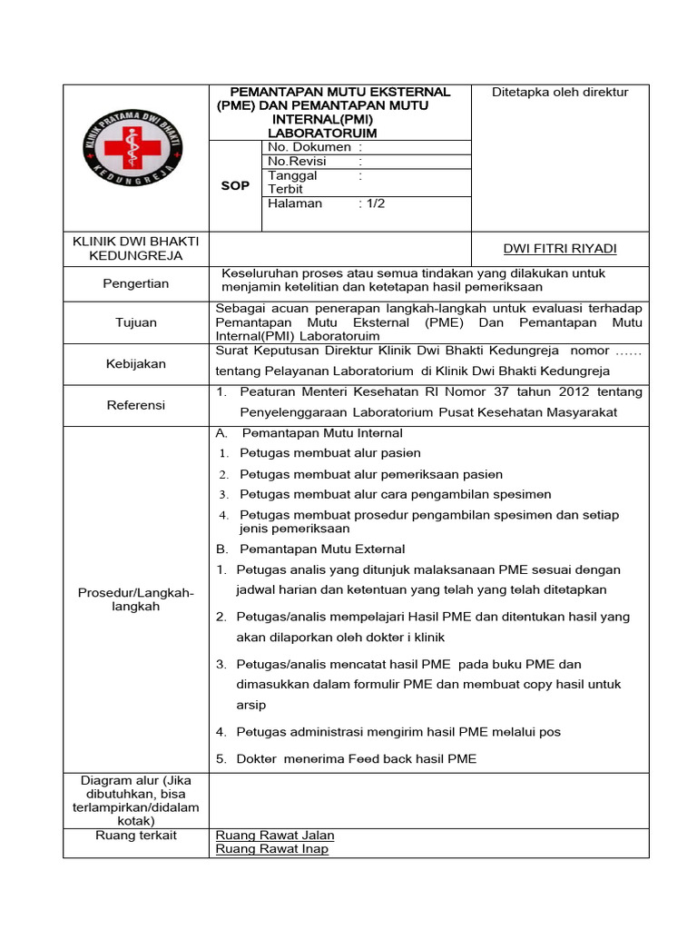 Pemantapan Mutu Laboratorium Klinik | PDF | Teknologi & Rekayasa