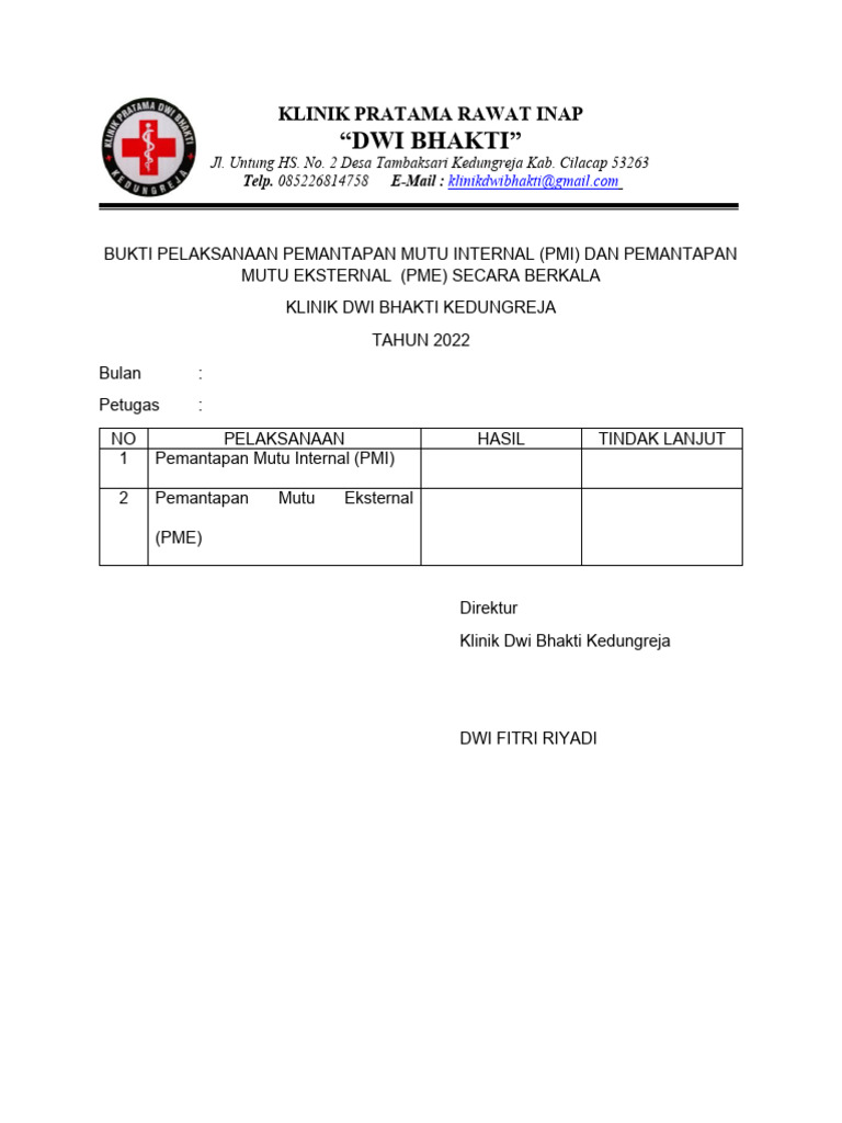 Bukti Pmi Dan Pme | PDF | Pengembangan Diri