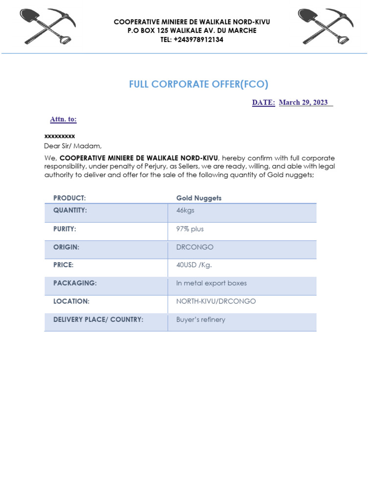 Fco Congo | PDF | Business | Economies