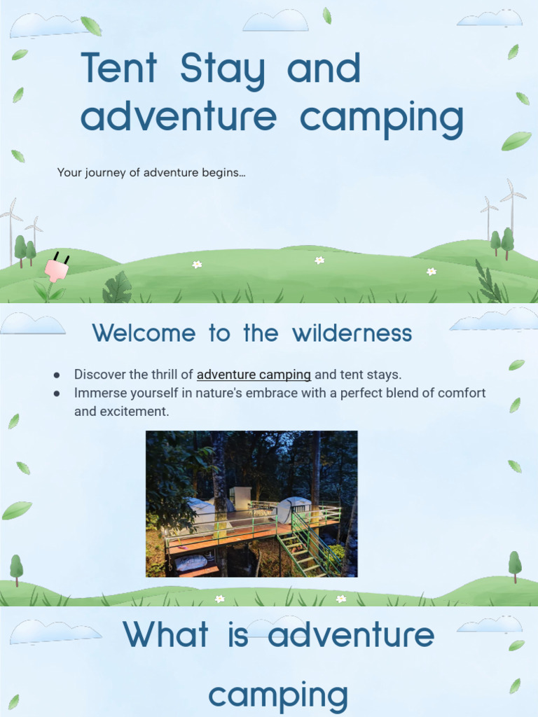 Tent Stay and Adventure Camping | PDF