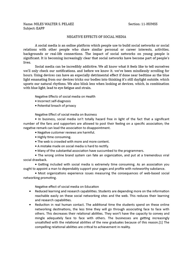 EAPP | Download Free PDF | Social Media | Popular Culture & Media Studies