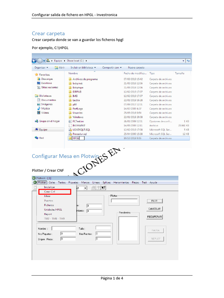HPGL Investronica | PDF | Archivo de computadora | Informática