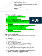 Kosmos Gerekli Evraklar | PDF