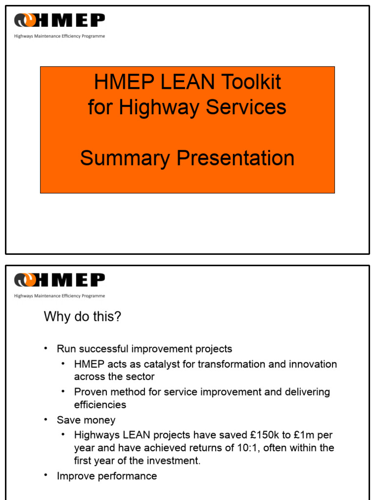 Lean Toolkit Presentation PDF 12slides 414mb | PDF | Leadership | Economies