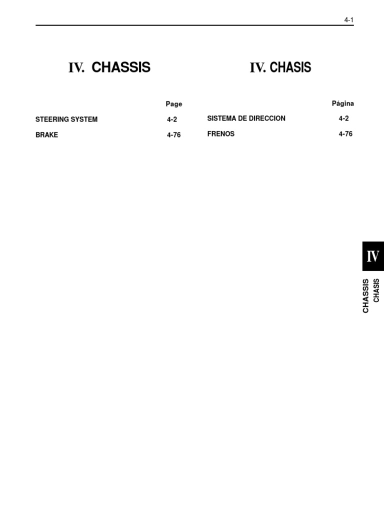 Iv Chassis | PDF | Vehículos terrestres | Tecnología de vehículos