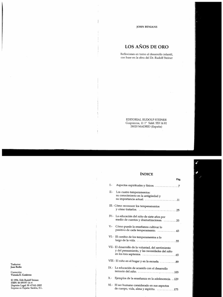 22-02 - Benians, John - Los Años de Oro | PDF
