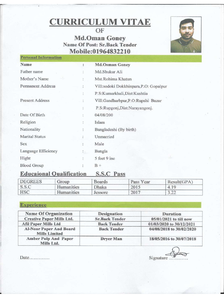 CV - Osman Mrsed | PDF