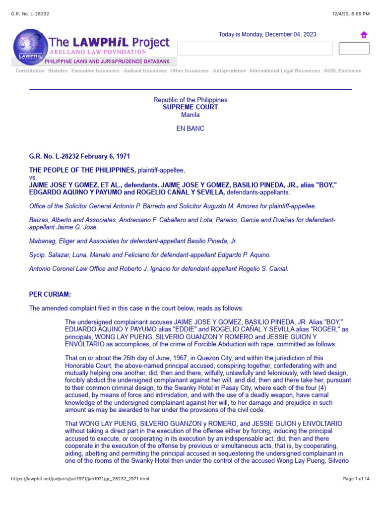 People v. Jaime Jose | PDF | Rape | Crimes