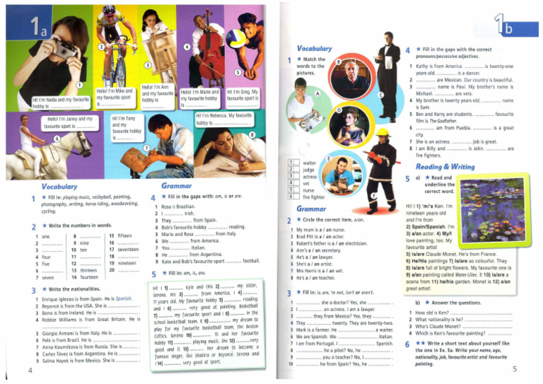 Prime Time 1 Workbook Grammar Book | PDF