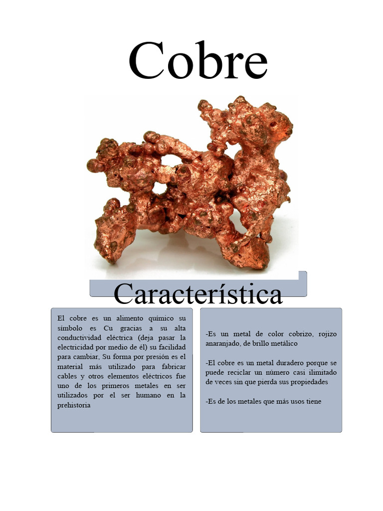 Cobre | PDF | Cobre | Rieles