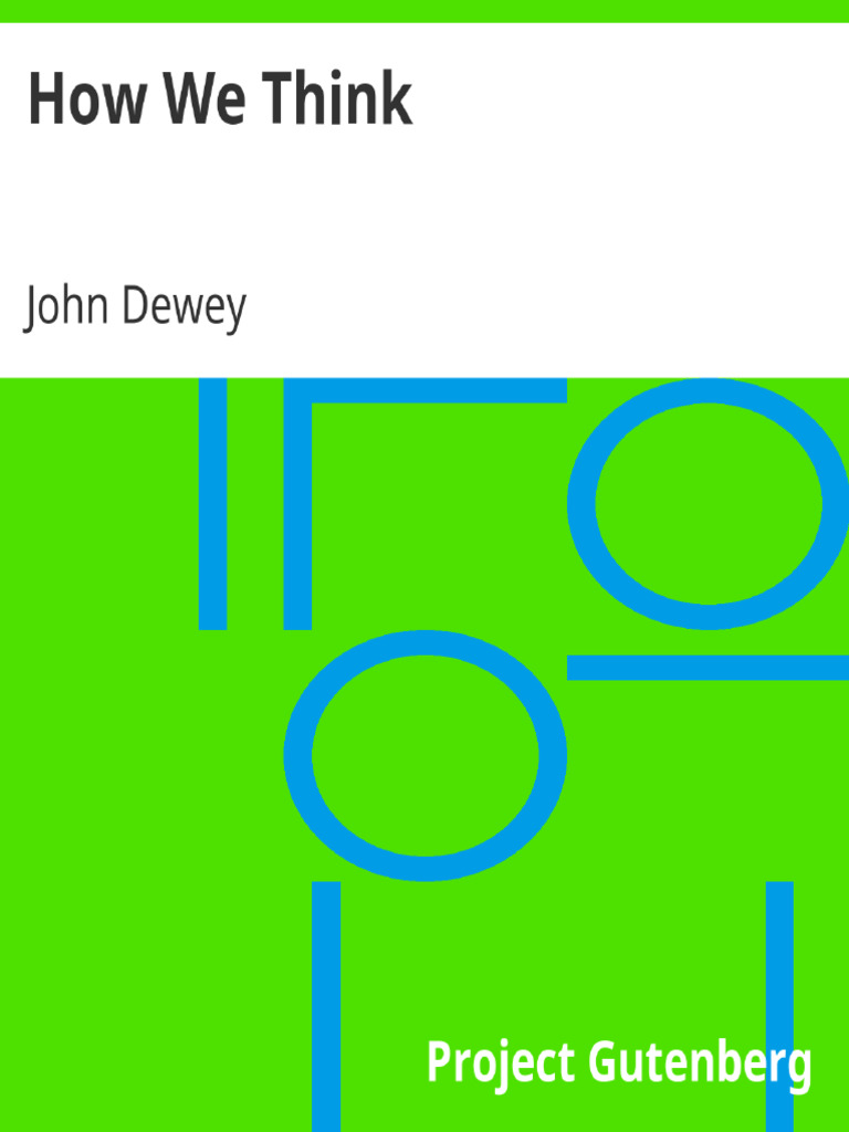 How We Think (@bookshub25) | PDF | Thought | Inquiry
