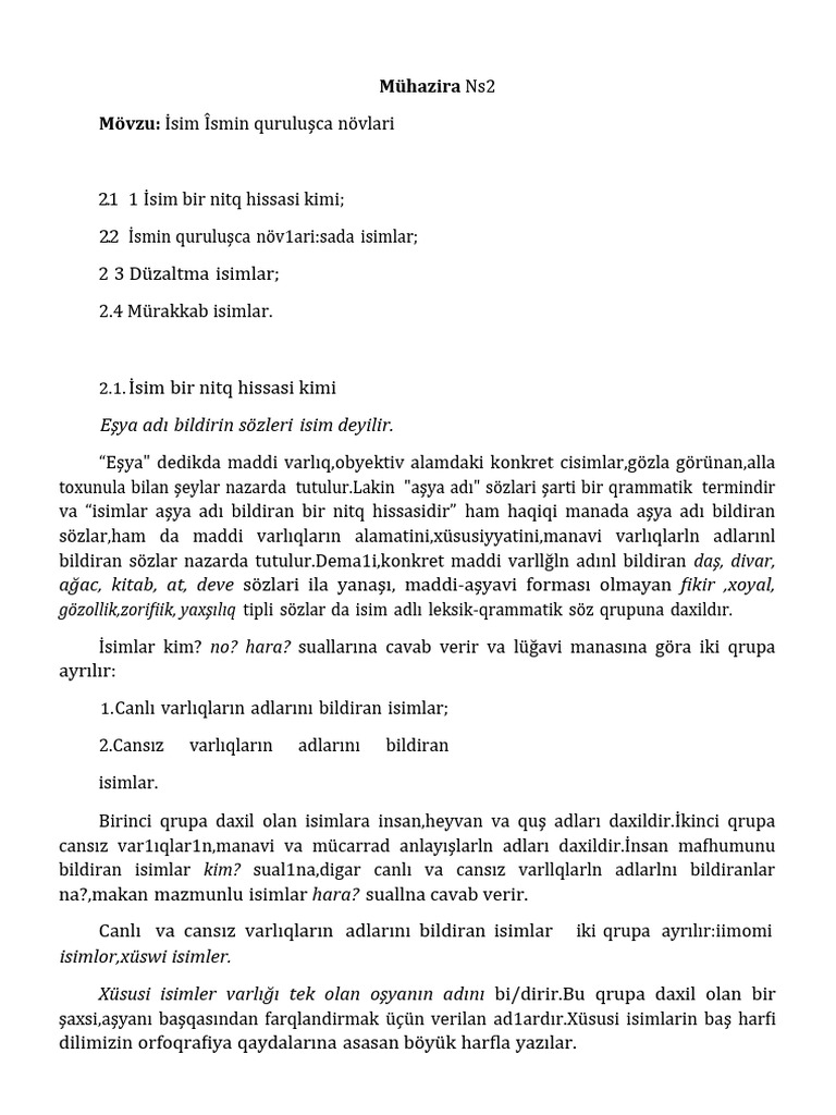 Derslikpdfoffice Sim Movzu Izahi Konspekt Adpu | PDF