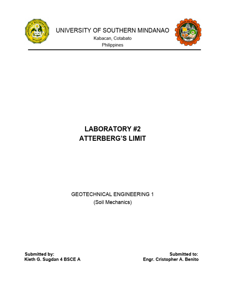 Lab2 SUGDAN | PDF | Geotechnical Engineering | Soil Mechanics