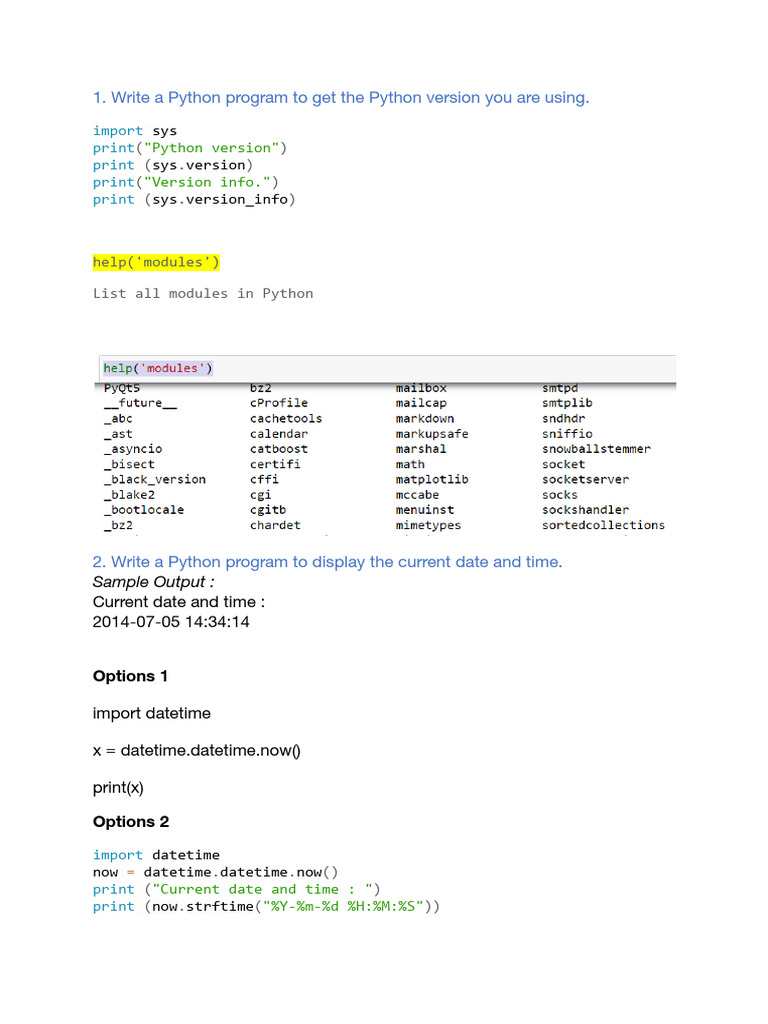 CS 1 Ans - Introduction To Python | Download Free PDF | Filename | Text File