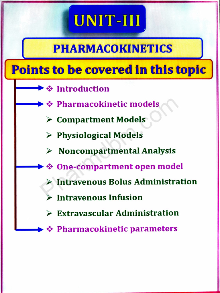Biopharmaceutics Unit 3 | PDF