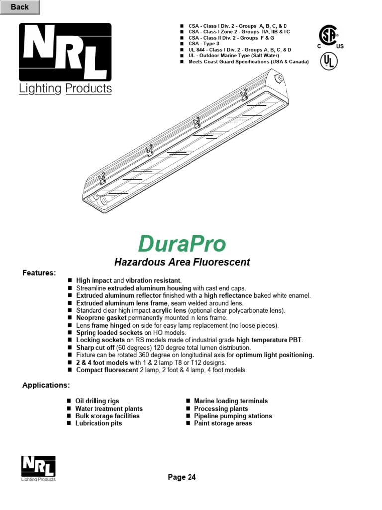 8 - B - NRL Durapro Light | PDF | Mains Electricity | Electrical ...