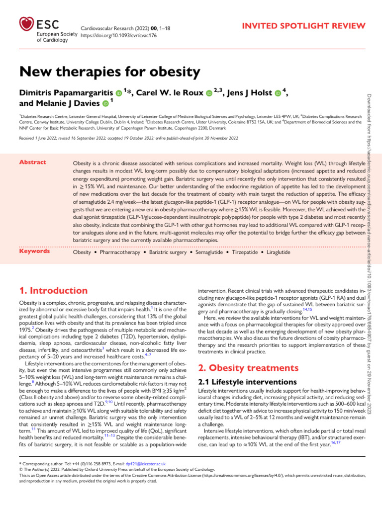 Cvac 176 | PDF | Bariatric Surgery | Obesity