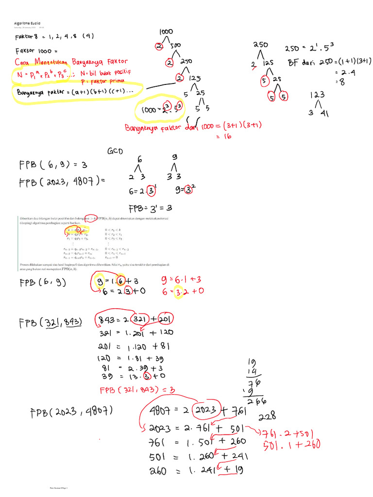 Materi 2 Algoritma Euclid Pdf 