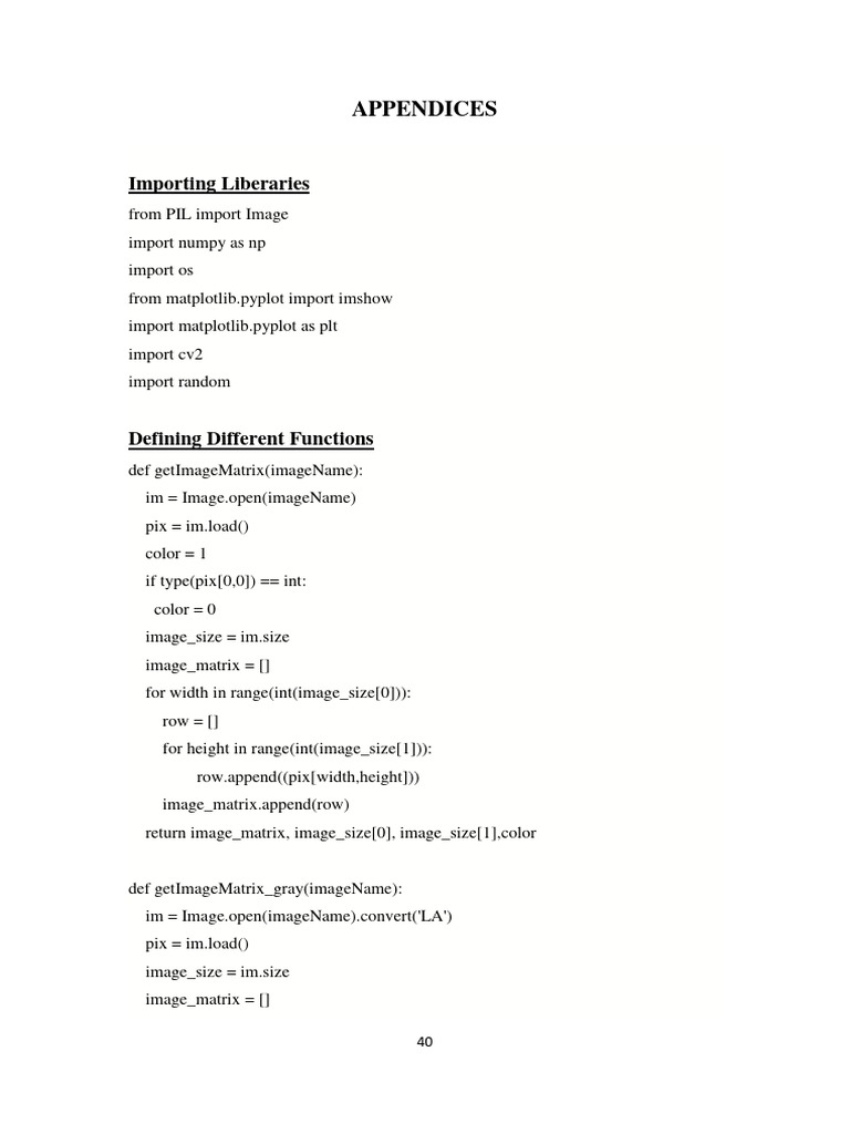 APPENDICES | PDF | Graphic Design | Digital Signal Processing