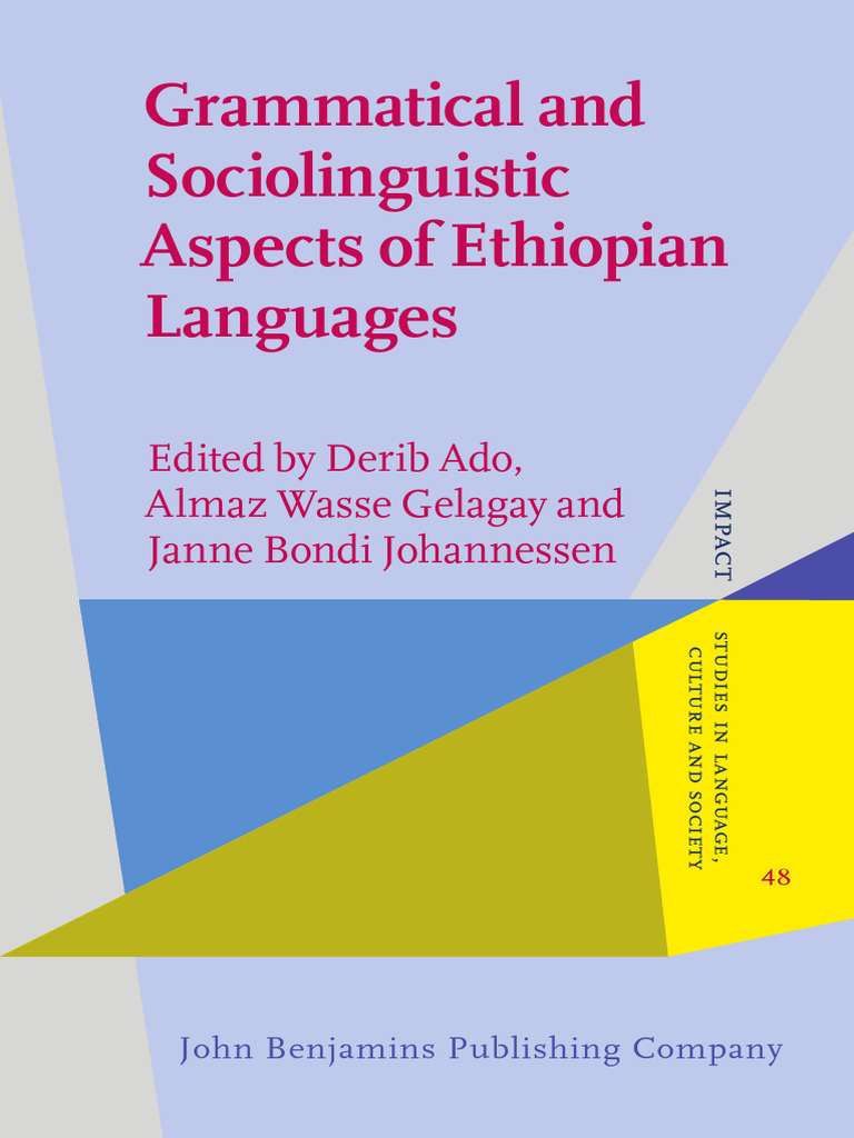Ethiopian Languages: Grammar & Society | PDF | Ethiopia | Human ...