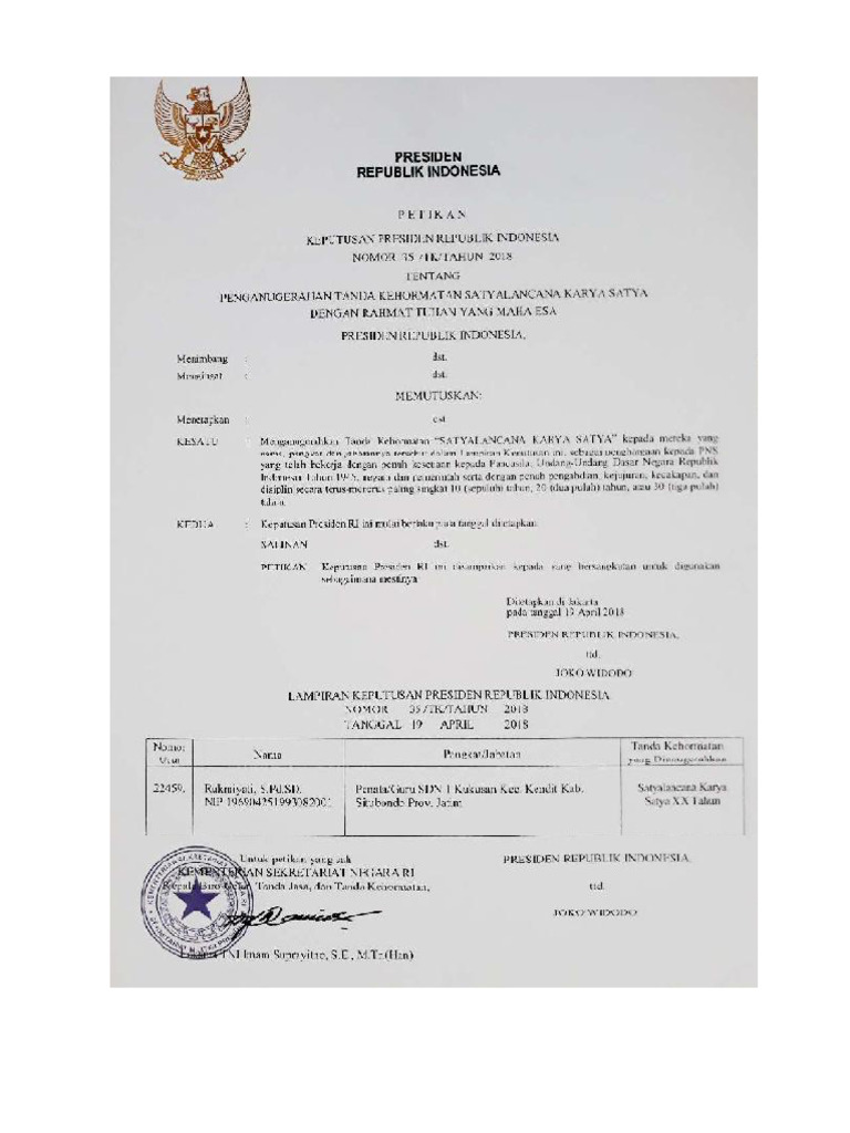 Satya Lencana Opt | PDF