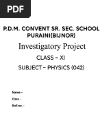 Physics Project Class 11 (Final) | PDF | Elasticity (Physics ...