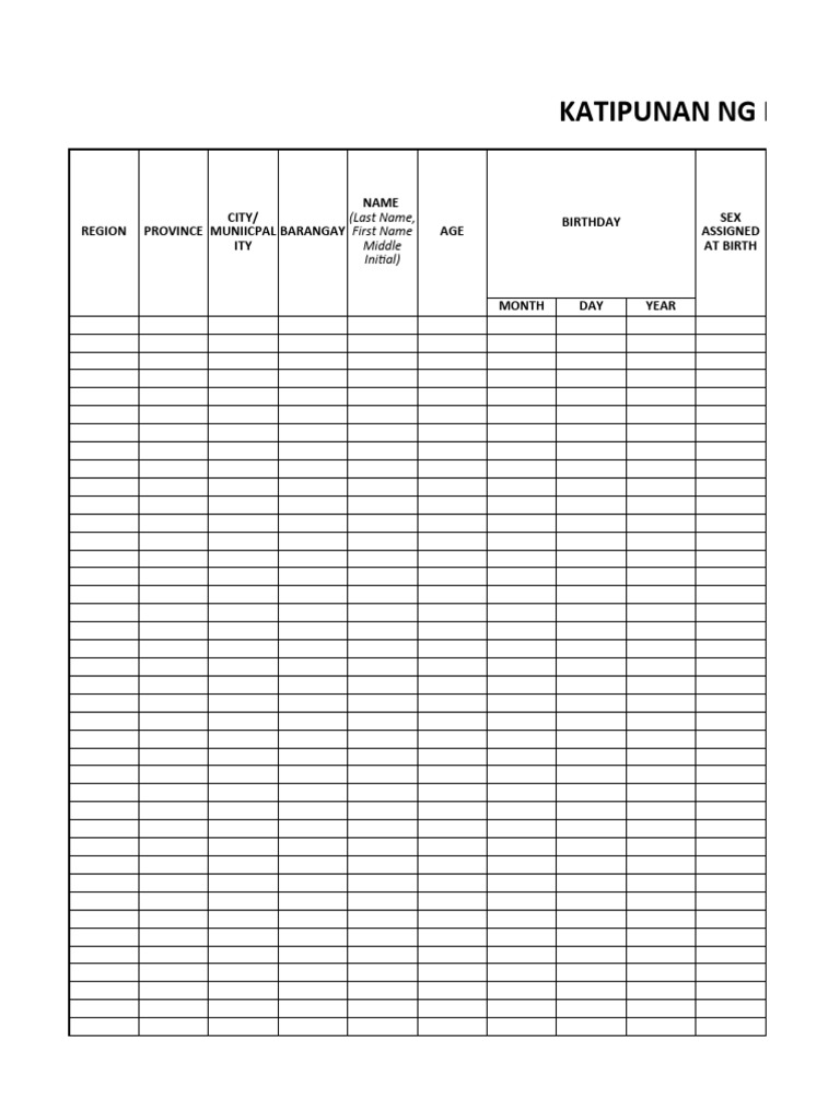 Annex 4 KK Profile Consolidated Form Final | PDF