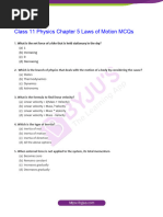 MCQ On Vector With Answers | PDF | Euclidean Vector | Force
