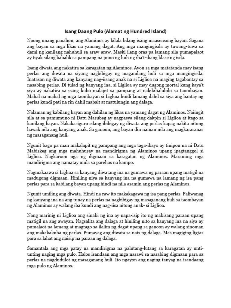 Isang Daang Pulo | PDF