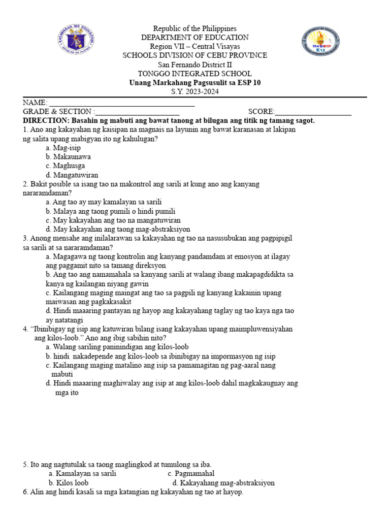 Esp 10 | PDF